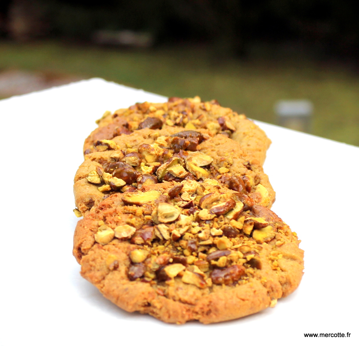 Cookies à la pistache et au praliné de pistache… – La cuisine de ...